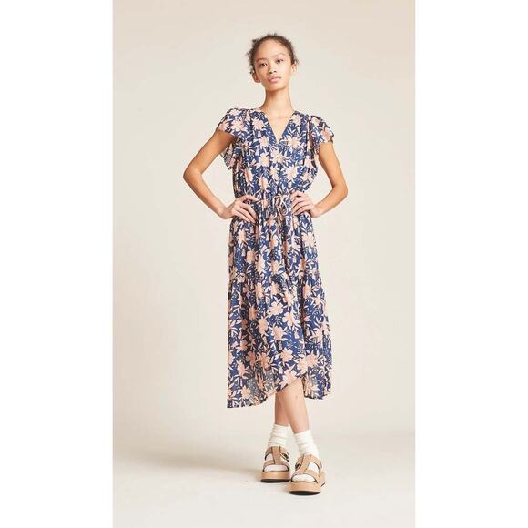 Trovata | Dresses | Trovata Birds Of Paradis Kristi Midi Dress Size Xs ...